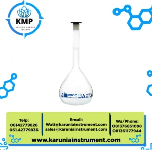 Jual Normax Volumetric Flask Clear Glass with Plastic Stopper 5mL Medan ...